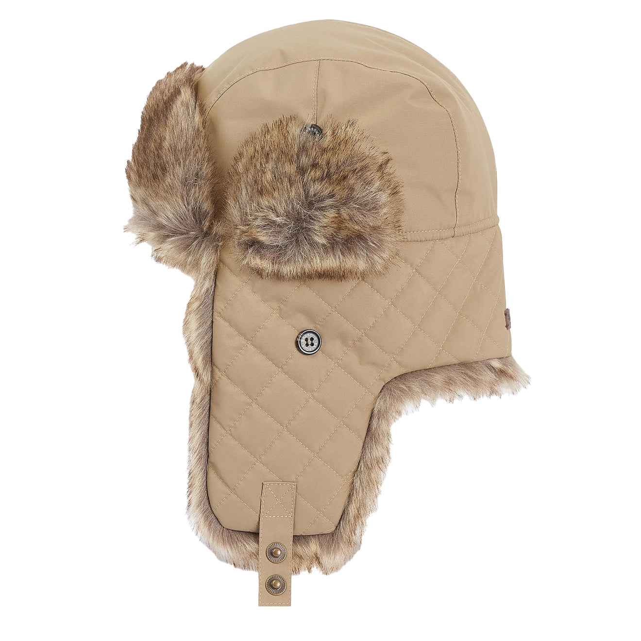 Barbour Cleadon Trapper Hat Military Brown | The Sporting Lodge