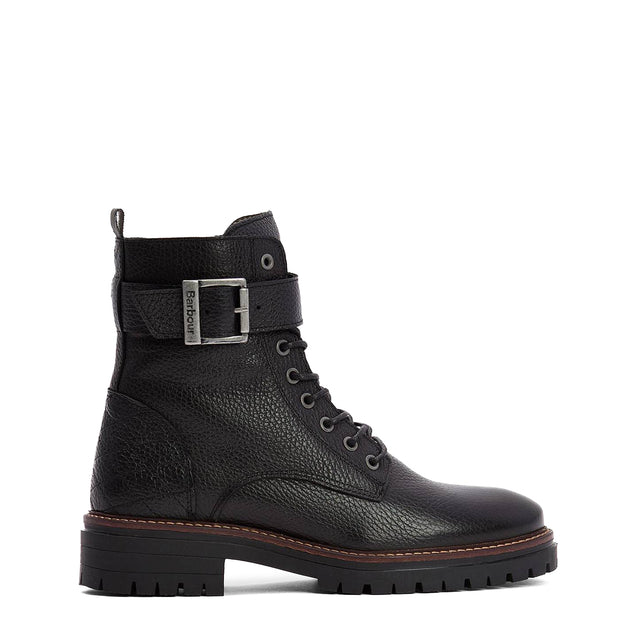 Barbour Womens Heidi Commando Lace Up Boots Black – The Sporting Lodge