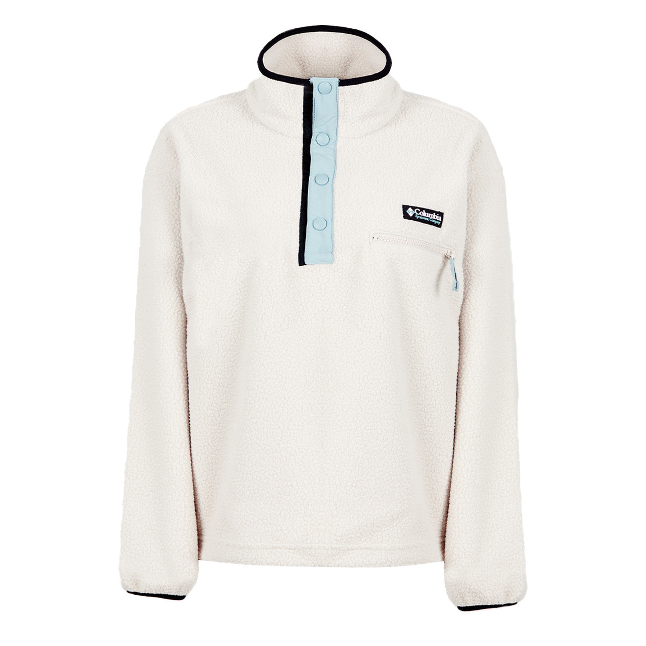 Columbia Womens Helvetia Cropped Half Snap Fleece Dark Stone / Stone ...