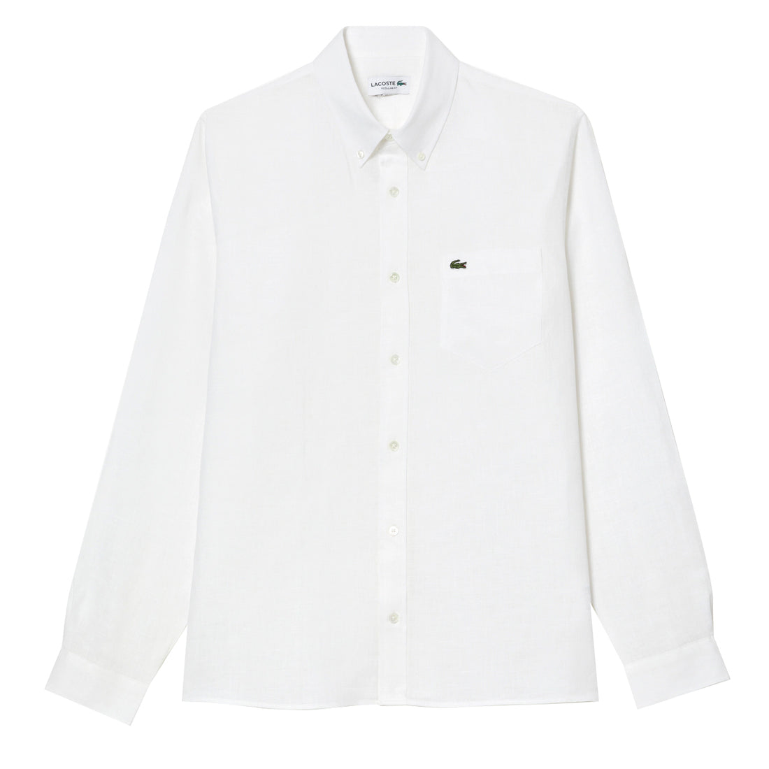 Lacoste Linen Shirt White – The Sporting Lodge