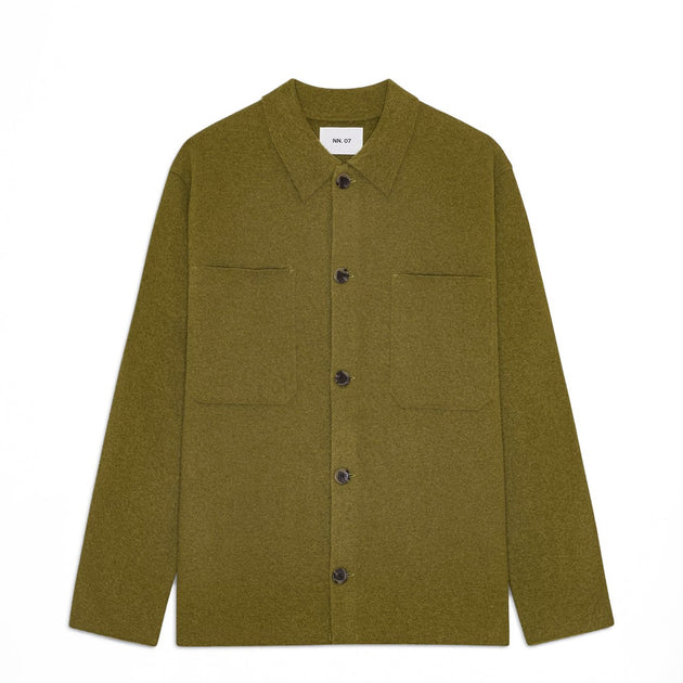 NN07 Jonas Boiled Wool Overshirt Firene – The Sporting Lodge
