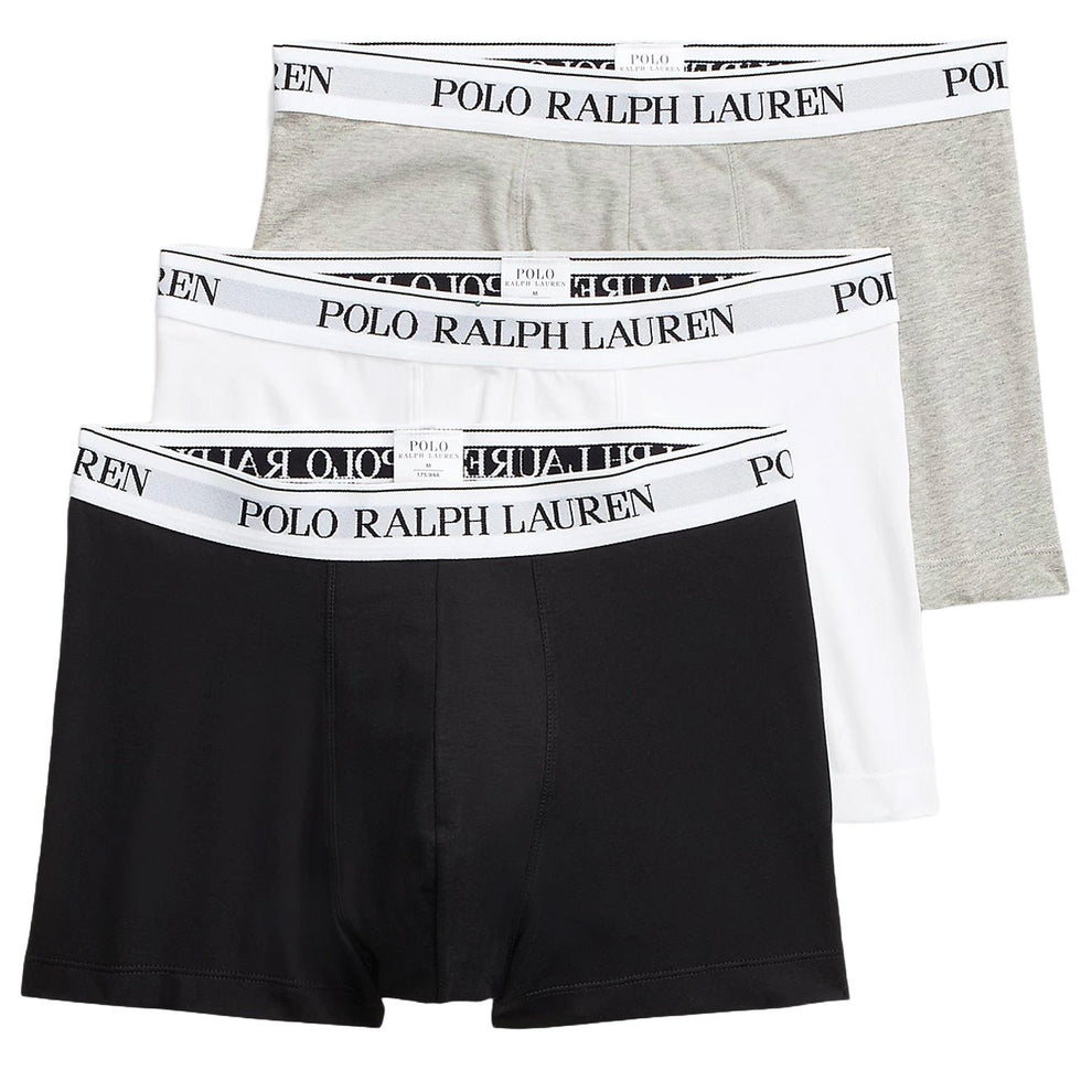 Polo Ralph Lauren Classic Stretch-Cotton Trunk 3-Pack And Hthr/Black/W