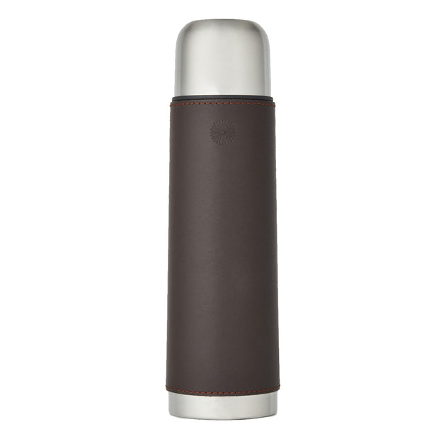 Purdey Leather Thermos Flask Brown | The Sporting Lodge