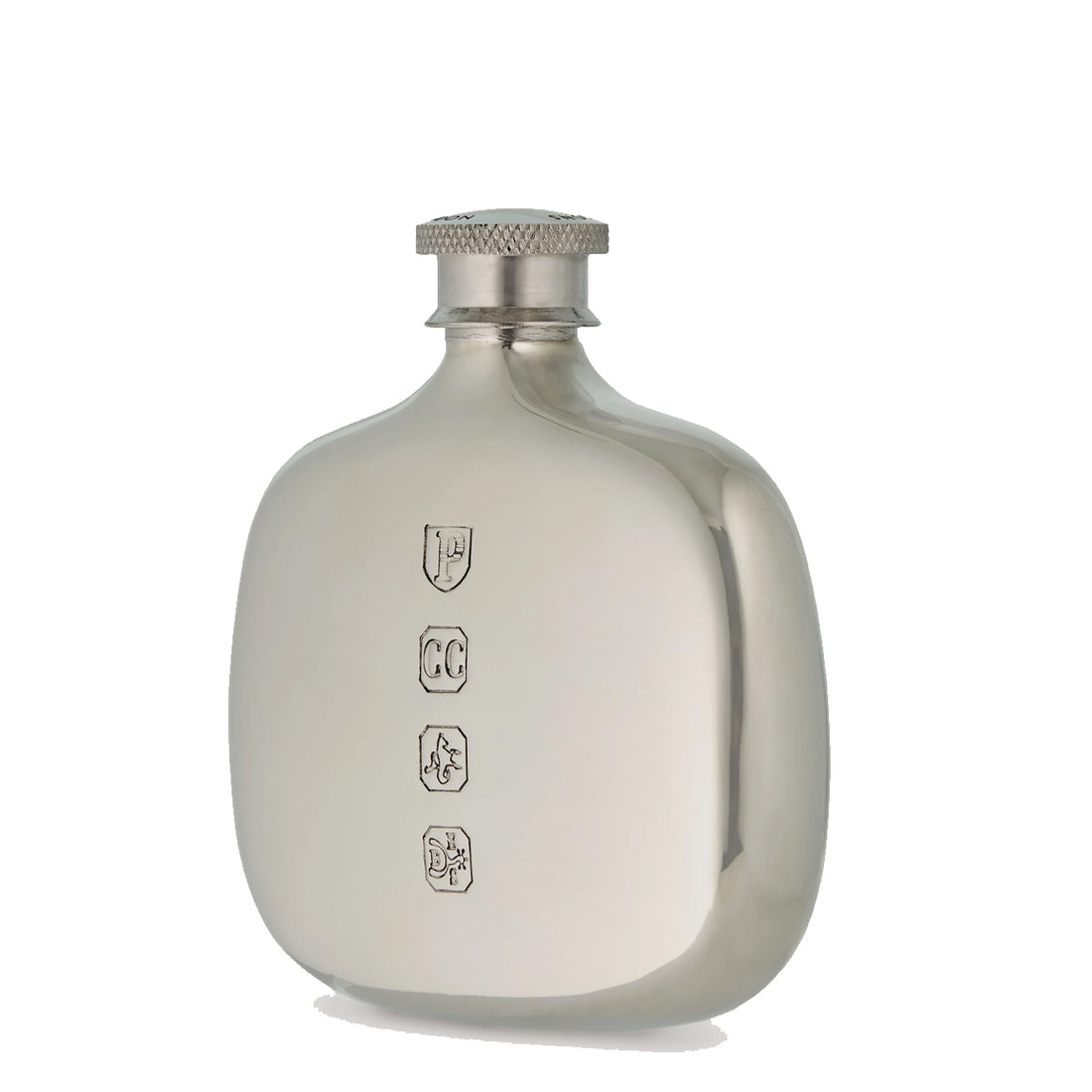 Purdey Small Pocket Flask Steel | The Sporting Lodge