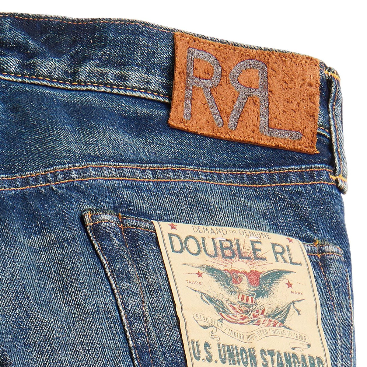 RRL by Ralph Lauren Straight Fit Hawley Selvedge Jean Hawley Wash | The ...