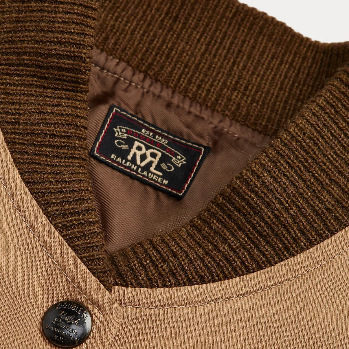 RRL by Ralph Lauren Womens Embroidered Sateen Western Jacket Khaki Tan ...