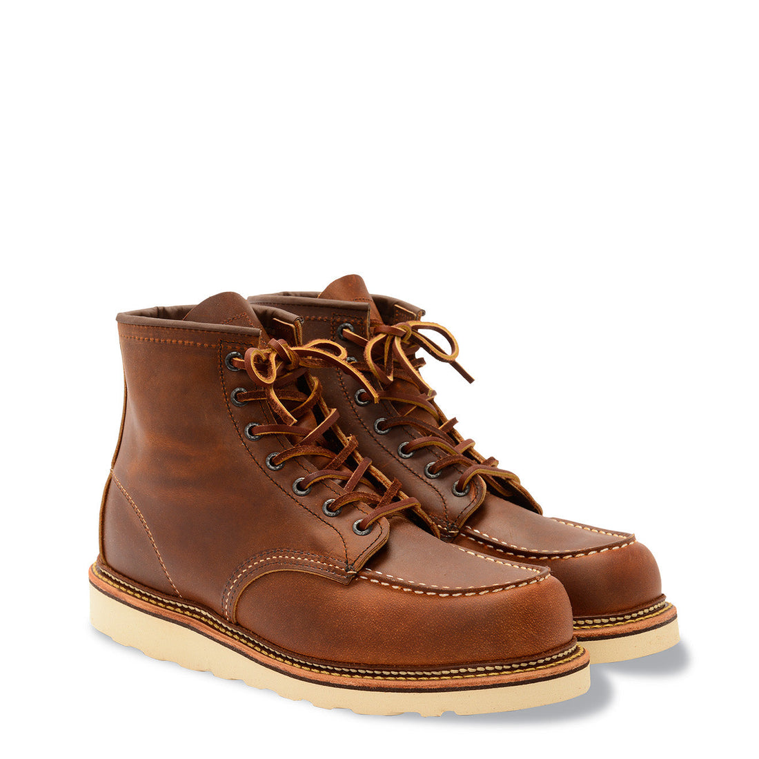 Red Wing Classic 6 Inch Moc Toe Boots Copper Rough and Tough | The ...