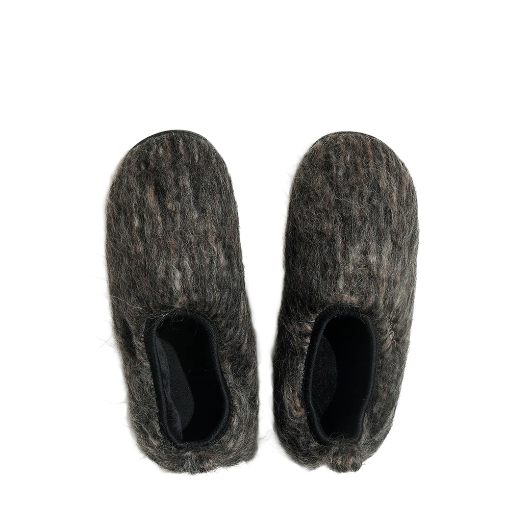 Subu Womens Dots Vamp Slipper Noctine Brown | The Sporting Lodge