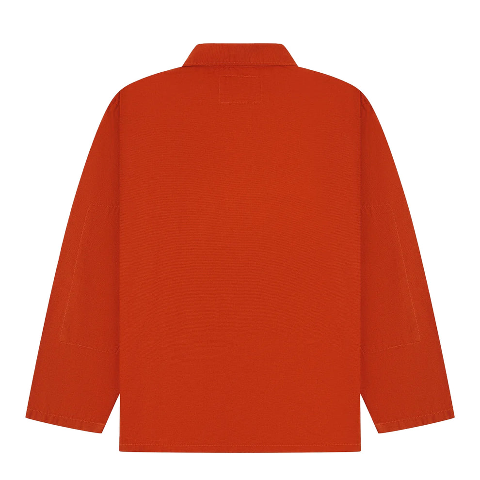 Uskees 3001 Buttoned Overshirt Rust | The Sporting Lodge