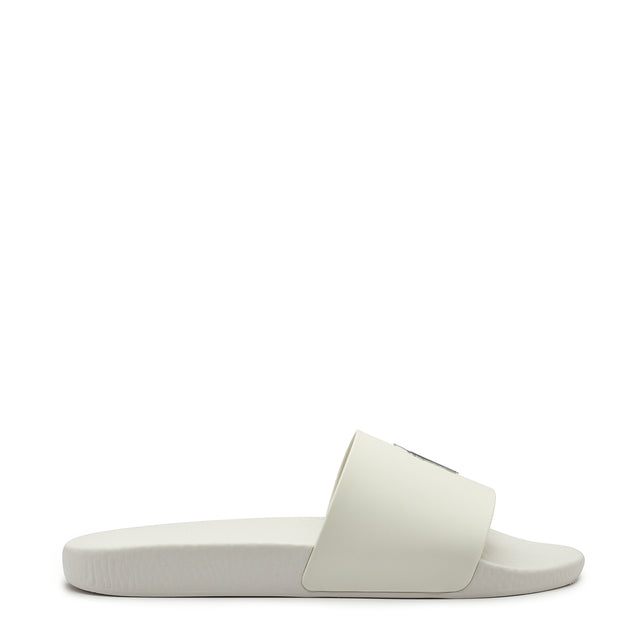 Polo Ralph Lauren Signature Pony Slide Deckwash White / Navy PP | The ...