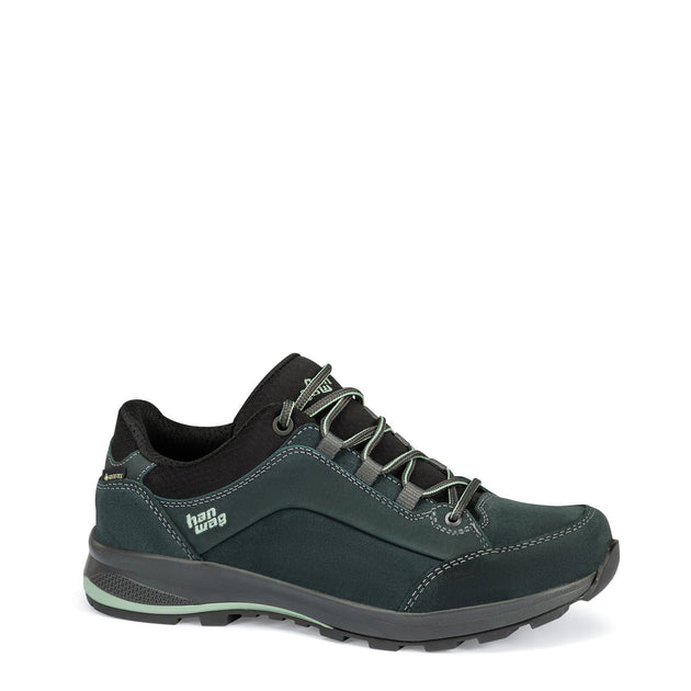 Hanwag Womens Banks Low Lady GTX Boot Petrol / Mint | The Sporting Lodge