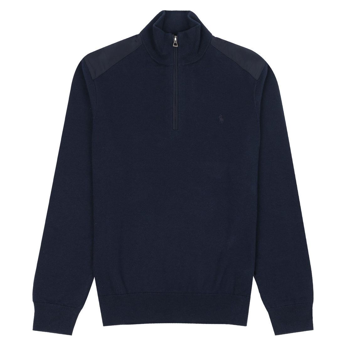 Polo Ralph Lauren Hybrid Half Zip Knit Piper Navy | The Sporting Lodge