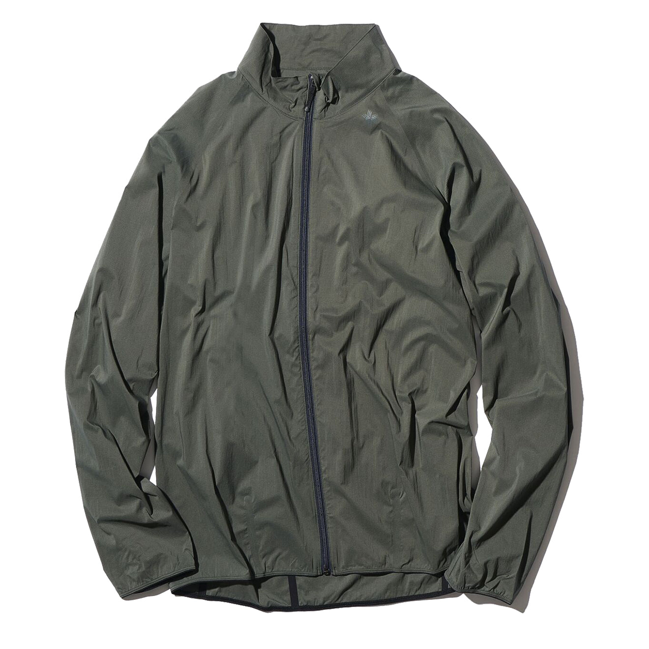 Goldwin Zip-Up Floating Wind Shell Jacket Olive Drab | The Sporting Lodge